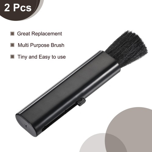 2Pcs Computer Cleaning Brush Tool Soft Bristle with 3.6 Inch Plastic ...