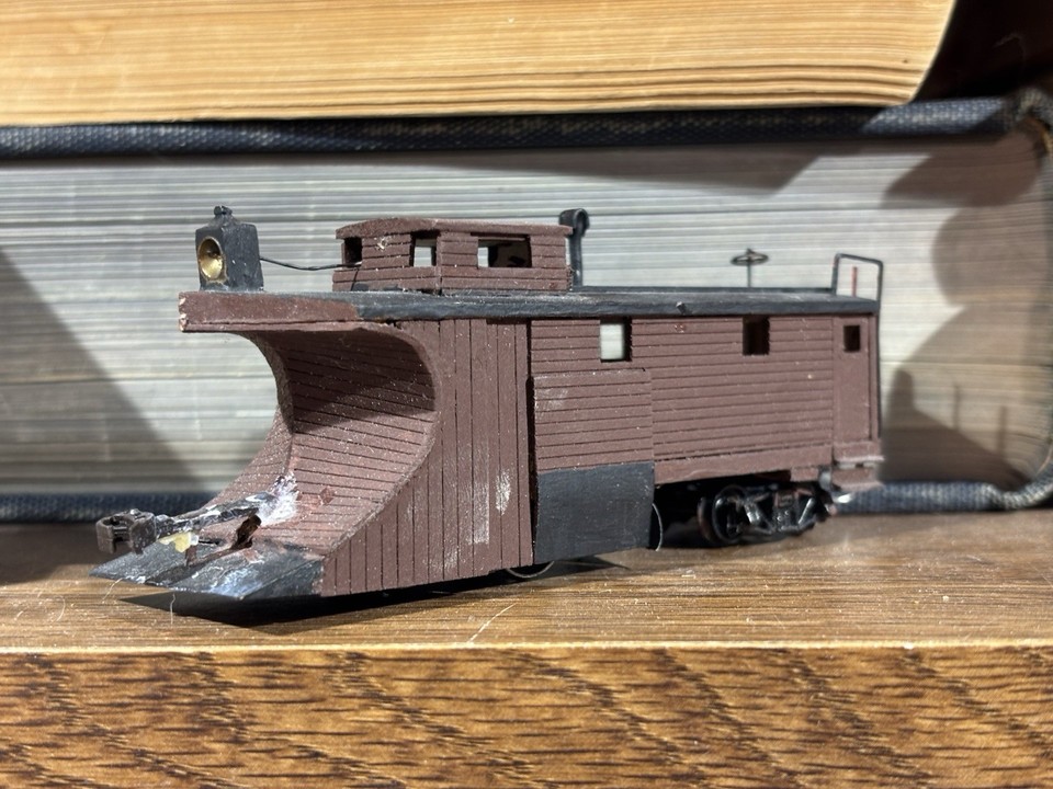 HO Ambroid Boston & Maine B&M Railroad Russell Snow Plow Custom Built ...