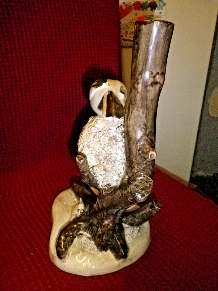 .DAVID SHARP RYE POTTERY BIRD AND NEST LAMP BASE. | eBay UK