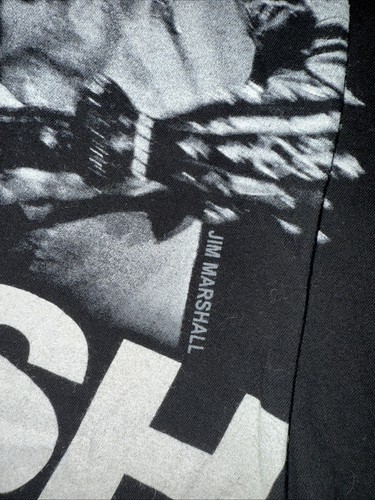 Johnny Cash Graphic Shirt Size Large Jim Marshall Famous Middle Finger ...