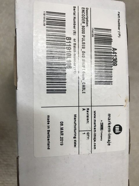 Markem Imaje A41369 Encoder 10-30v and A41411 Bracket for sale online ...
