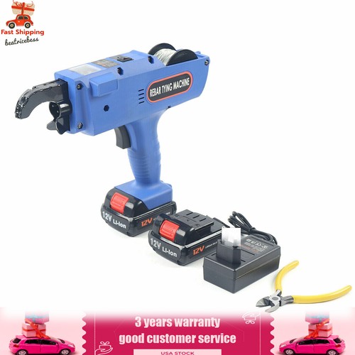 Rebar Tier Tying Machine 8-34mm Rebar Tie Gun Automatic Steel Bar Rod ...