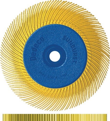 TYROLIT 34570126 Radialbürste Sunburst Ø152xB149x25,4mm 80 Form DISC RA ...