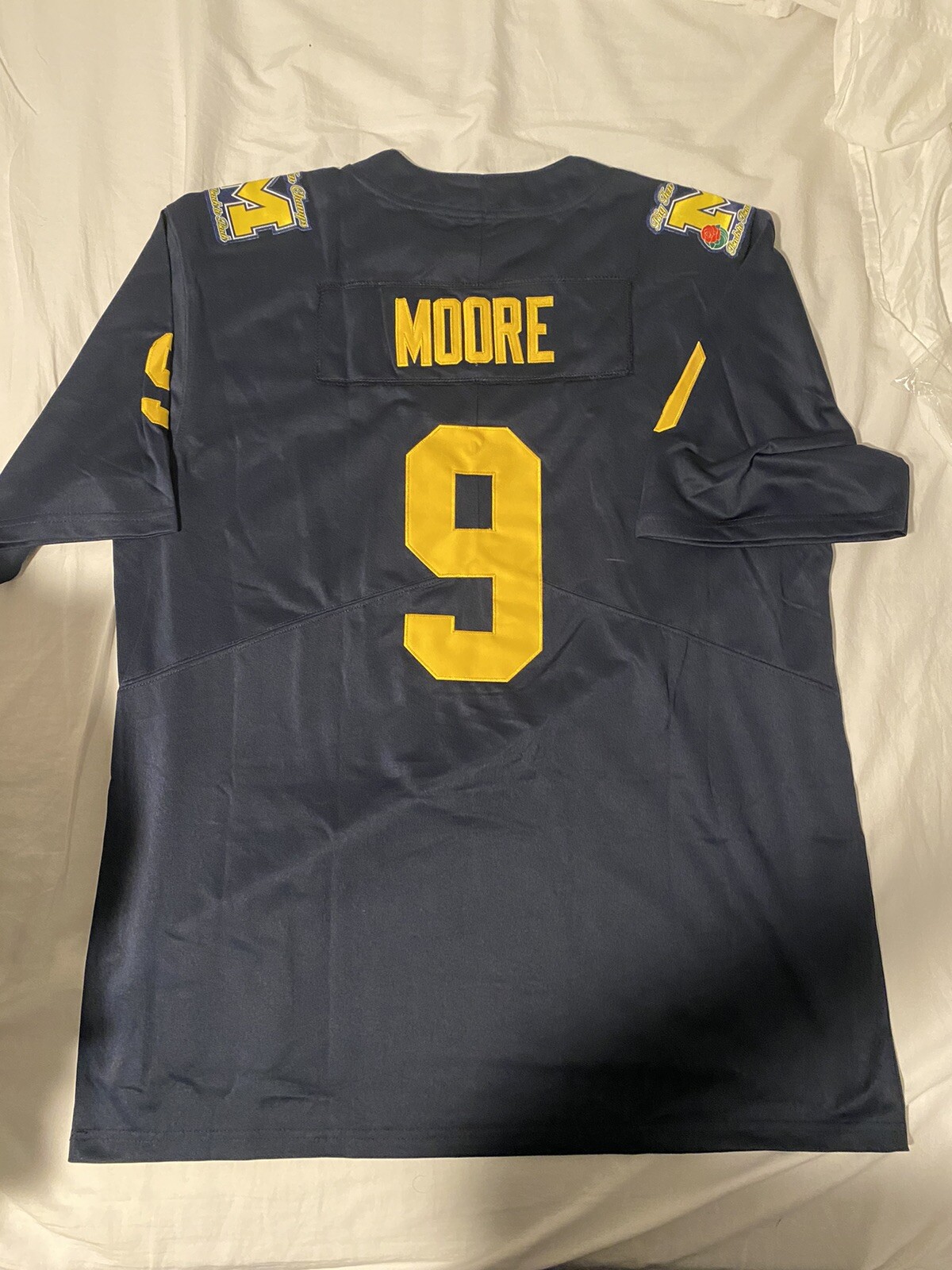 Rod Moore Michigan Wolverines Rose Bowl Football Jersey XL — In Hand