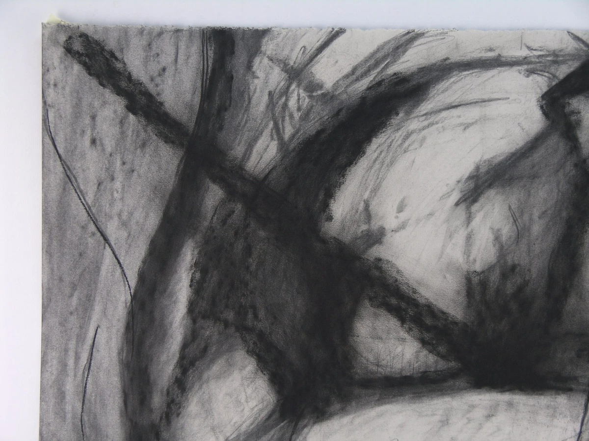 Non Objective Art Charcoal