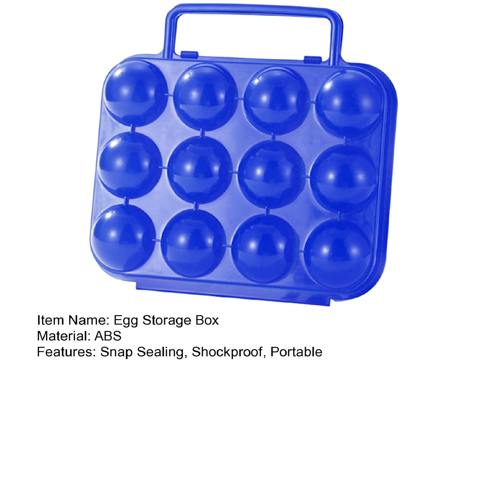 Egg Storage Box Folding Store Eggs Egg Case Plastic Container Reusable ...