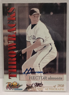 2001 Royal Rookies Hector Almonte (#17) autographed card | eBay Australia