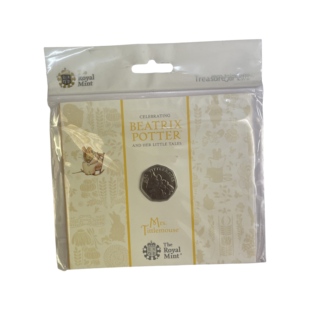 50P BRILLIANT UNCIRCULATED 50P COIN PACKS / PRESENTATION PACK ROYAL ...