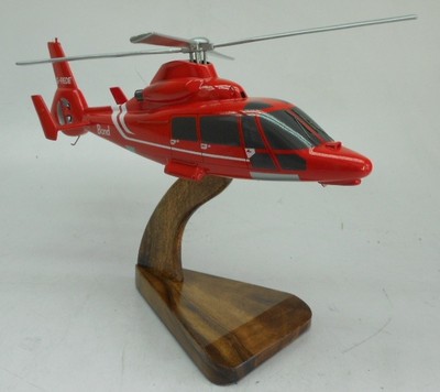 AS-365 Dauphin Helicopter Desk Wood Model Free Shipping Regular New | eBay