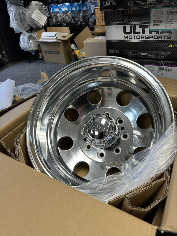 Set of 4-16" Inch Ultra Modular Dually 8x6.5" Polished Wheels Rims | eBay