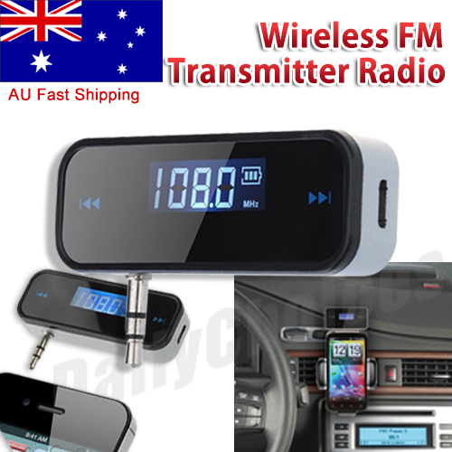 Bluetooth Car FM Transmitter 3.5mm Wireless Radio Adapter USB Charger ...