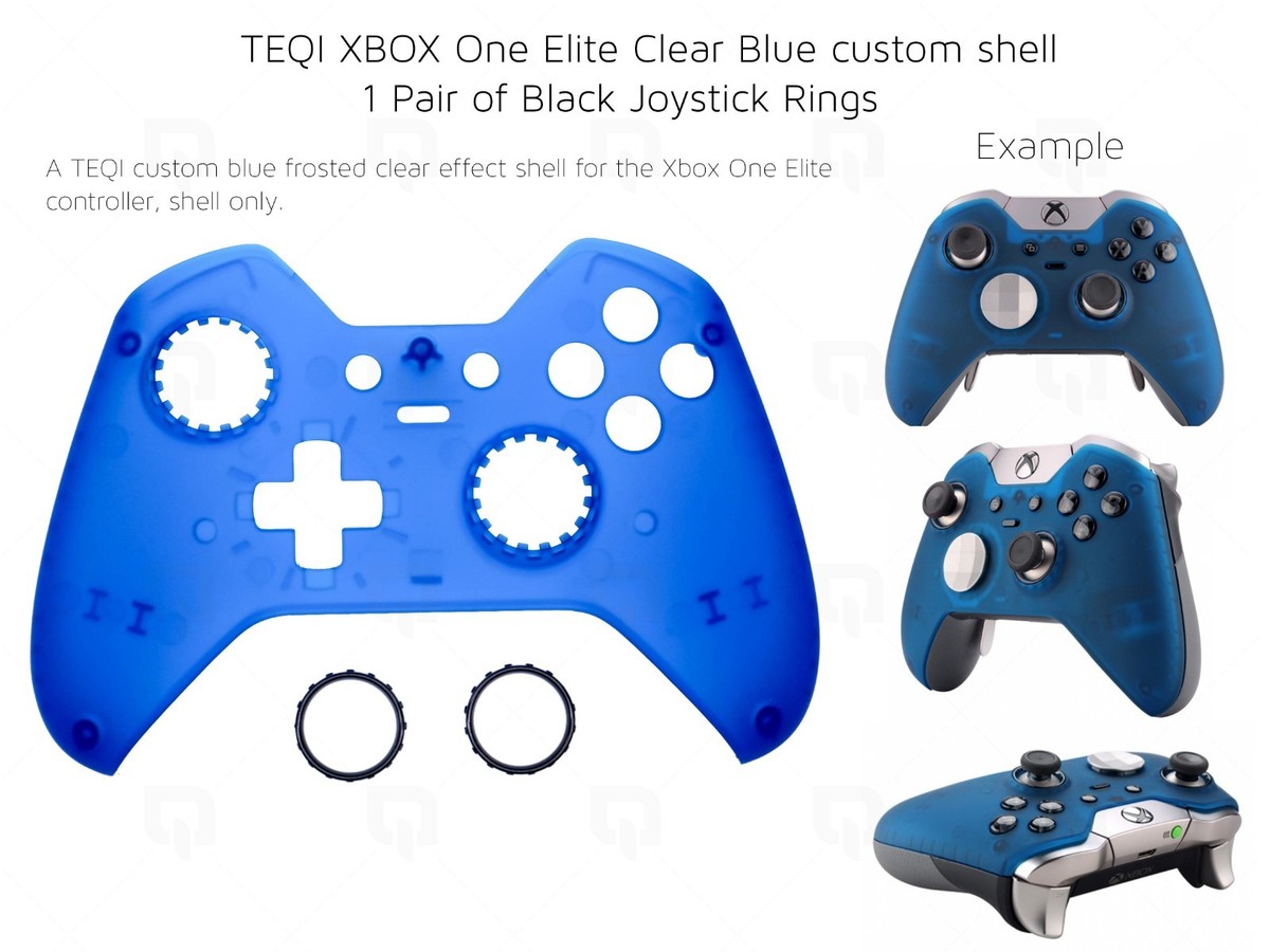 Xbox One Wireless Custom Controller Chrome Blue Games