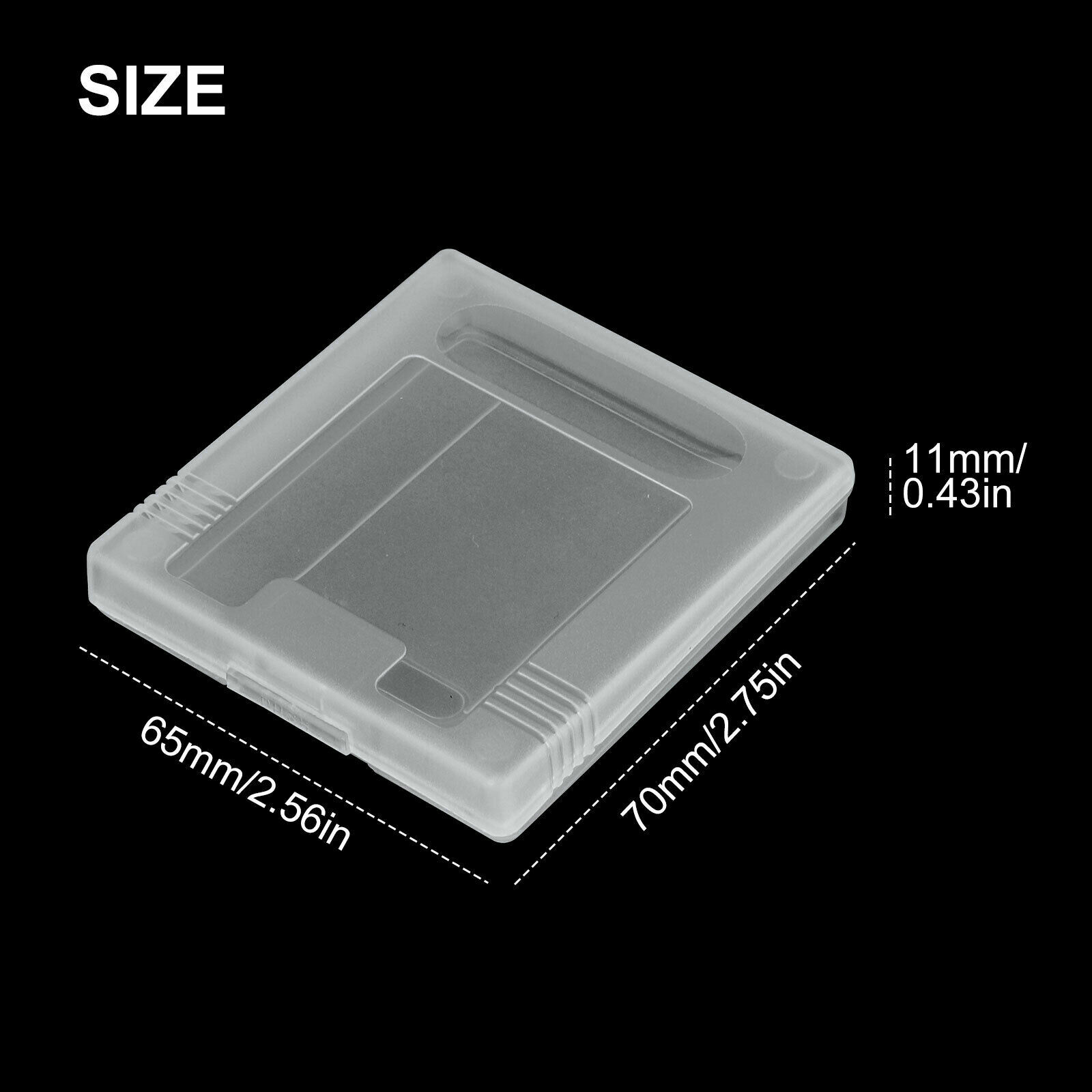 10 Clear Protective Game Cartridge Storage Cases for Nintendo Game Boy ...