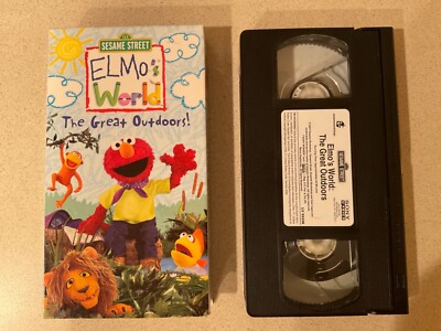 Sesame Street - Elmo's World: The Great Outdoors (VHS, 2003 ...