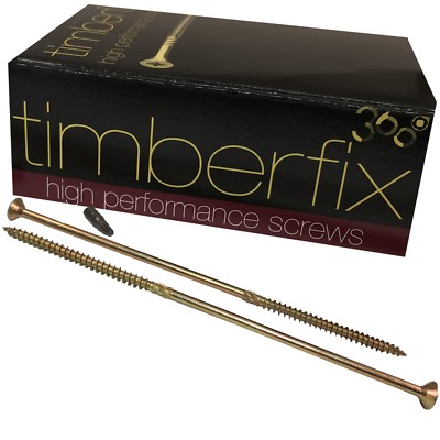 12g 8" 6.0mm x 200mm PREMIUM CUTTER THREAD WOOD SCREWS POZI CSK ...