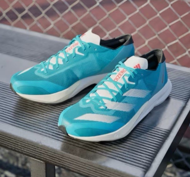 Adidas Adizero Adios 8 Running Shoes Blue White Men’s 10.5 HP9721 | eBay