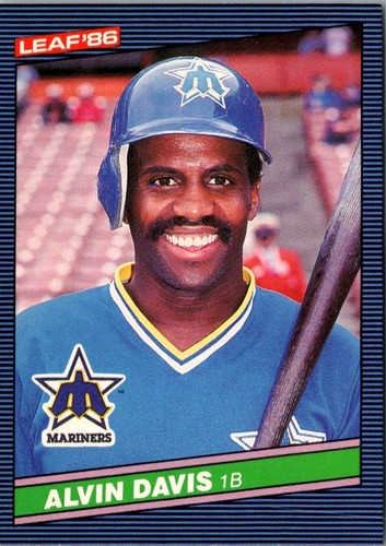 1986 Leaf Alvin Davis #65 Seattle Mariners Baseball Card | eBay