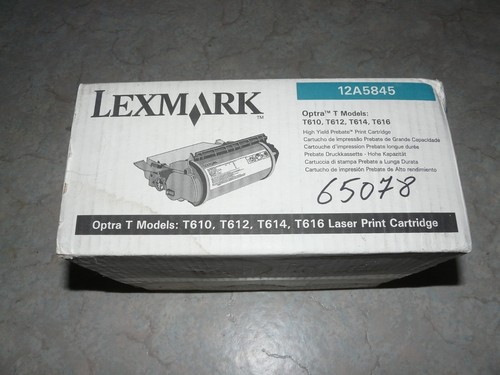 Cartouche toner lexmark 12A5845 Optra T models T610 T612 T614 T616 | eBay
