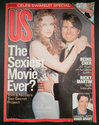 Us Magazine July 1999 Tom Cruise Nicole Kidman Cher Ricky Martin B21 ...