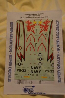 1/48 Super Scale Decals (48-1172) USN 3-B Viking | eBay