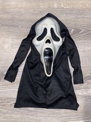 Vintage Scream Ghost Face Mask FUN WORLD DIV Fearsome Faces RARE | eBay