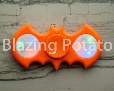Light Up LED Bat Fidget Hand Spinner Figet Desk Toy Focus EDC ADHD ☆USA ...