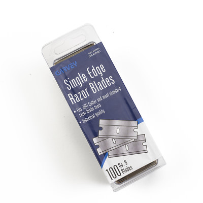 Standard (#9) Single Edge Razor Blades, Pack of 100 - GB40475 | eBay