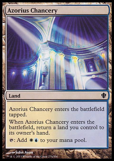 MTG Magic the Gathering Azorius Chancery (274/357) Commander 2013 NM | eBay