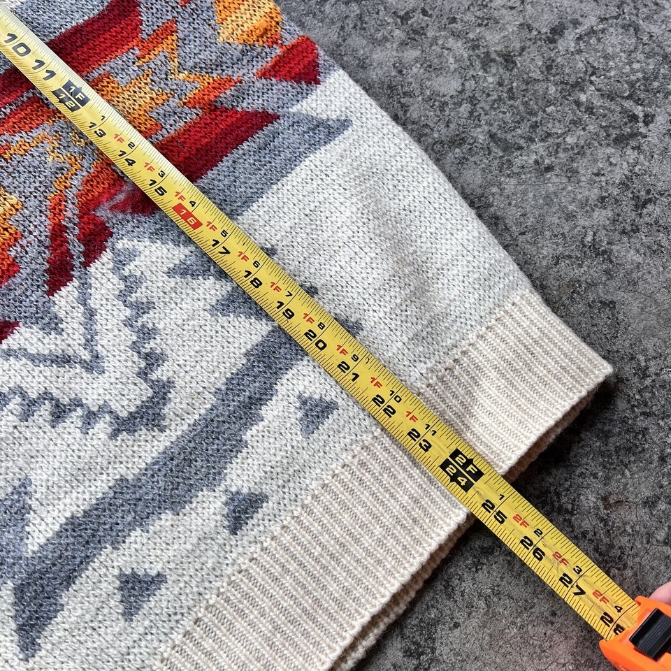 Vintage 70s Pendleton Chief Joseph Wool Aztec Print Sweater Crewneck ...