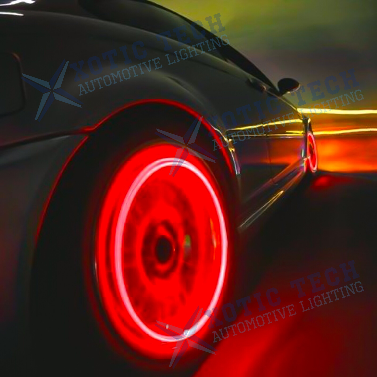 Neon LED Wheel Tyre Tire Air Valve Stem Cap Light Lamp Car Motorcyle ...