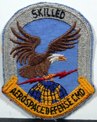US Air Force Aerospace Defense Command ADC Skilled Full Color Insignia ...