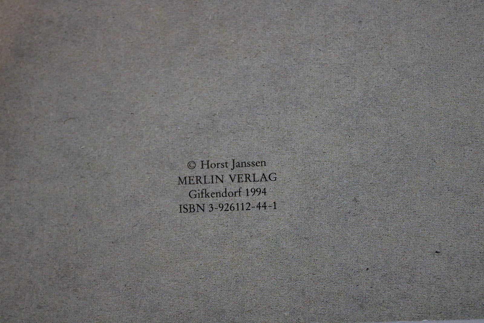 Horst Janssen - Brief an Birgit Jacobsen (G5335-R40) | eBay.de