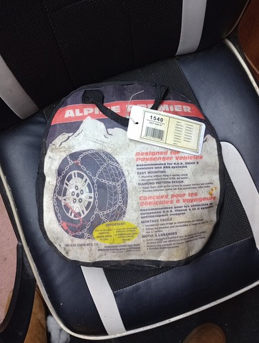 Alpine Premier Diamond Pattern Tire Snow Chains, Stock # 1540 - Never ...