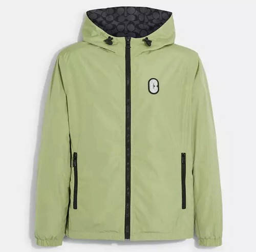 NWT Authentic Coach REVERSIBLE FULL ZIP WINDBREAKER Jacket Size XS $550 ...