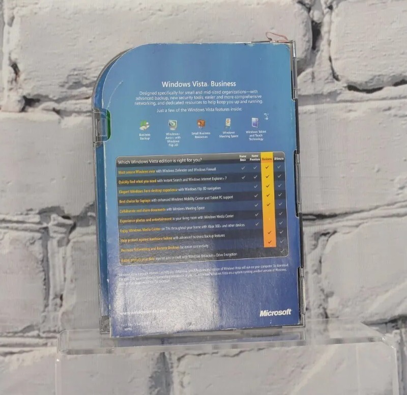 Microsoft Windows Vista Business 32 Bit DVD Full English MS WIN =RETAIL ...
