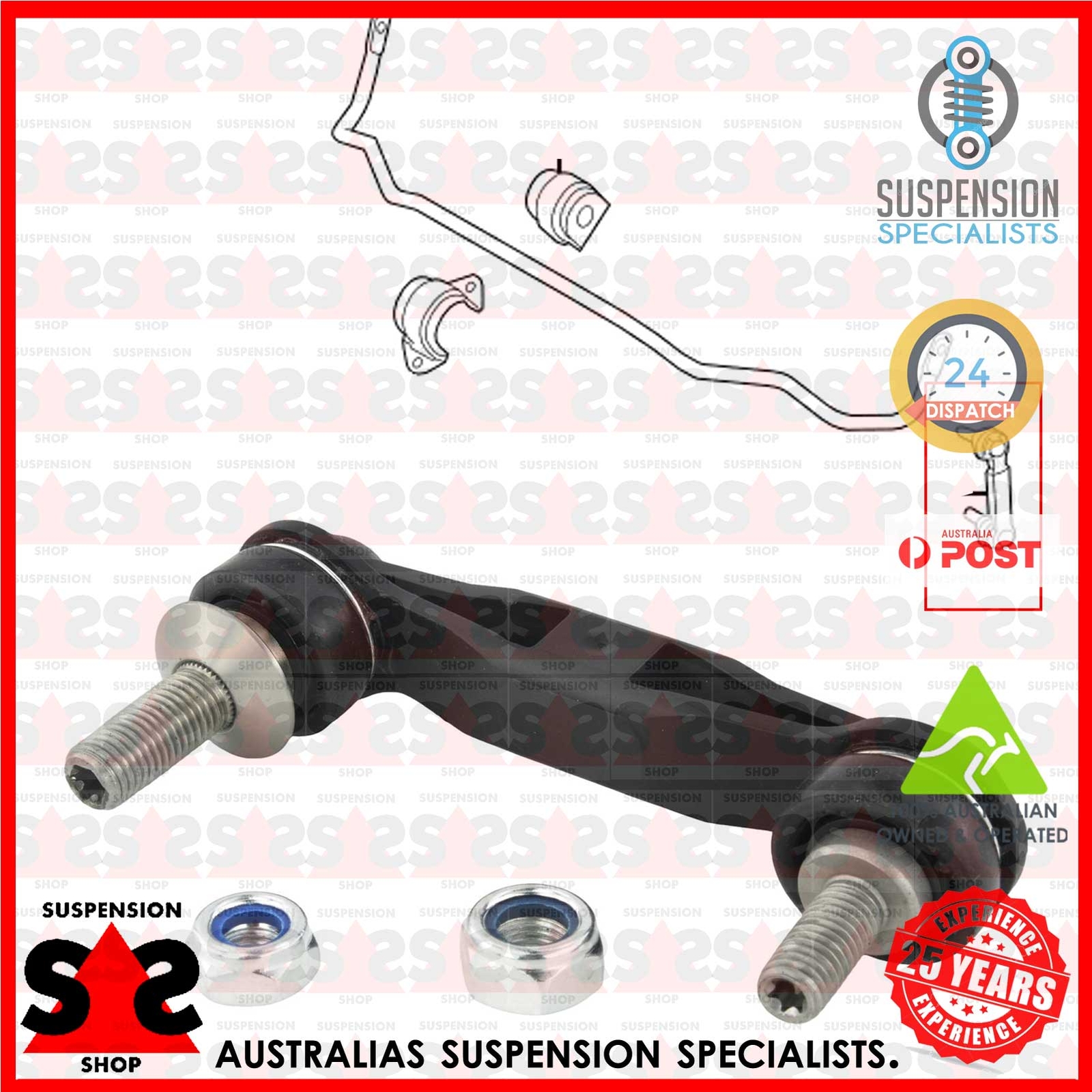 Rear Axle Link/Coupling Rod, Stabiliser Bar Suit BMW 6 Coupe (F13) 650 ...