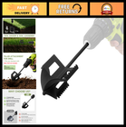 4-in-1 Soil Cultivator & Tiller Auger Attachment for 3/8" Drill - Ideal ...