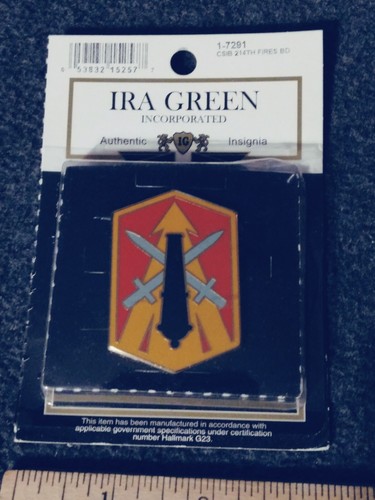 LARGE - 2 INCH - 214th FIRES BRIGADE PIN - NEW | eBay