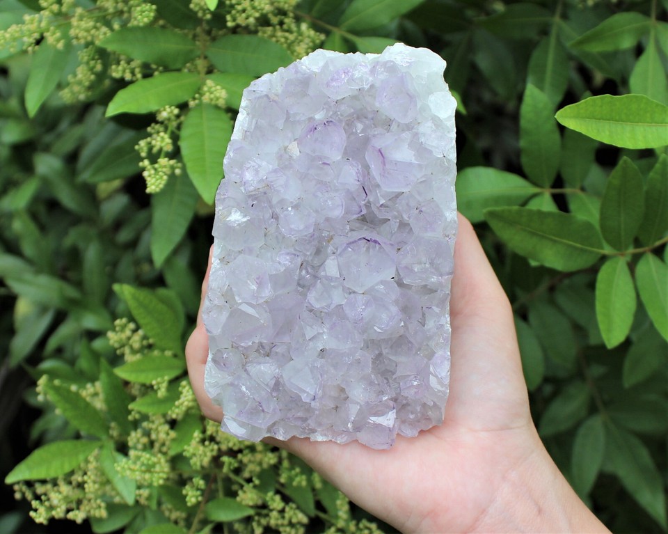 CRAZY CHEAP Gray Lavender Amethyst Cut Base Crystal Geodes - Closeout ...
