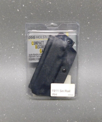 DSG Arms RH Black Kydex CDC IWB Holster for 1911 5" w/ Rail USA MADE | eBay