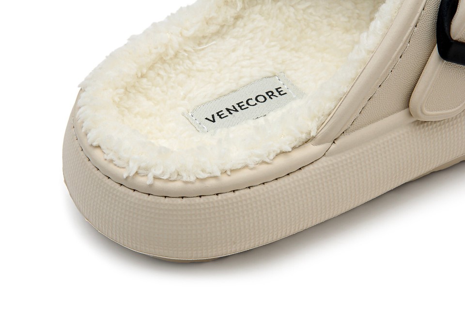 VENECORE Ellis Unisex Men and Women's EVA Fur Lined Clogs Mule Slide ...