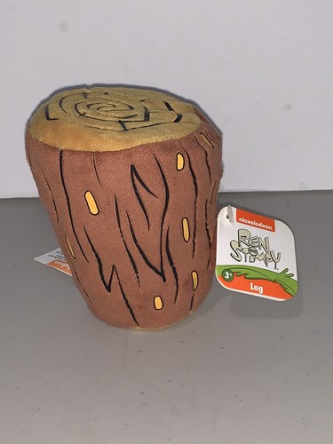 Ren & Stimpy LOG 4” Plush Toy Nickelodeon Nick Viacom 2017 NWT | eBay