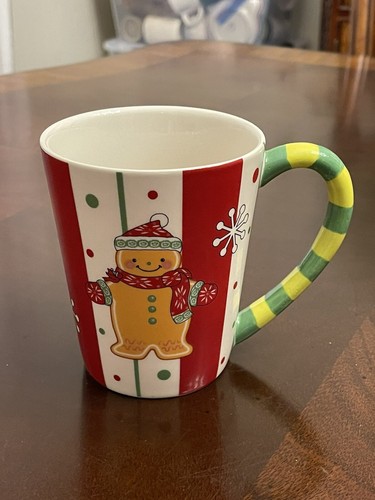 Temptations Gingerbread Handpainted Coffee/Cocoa Mug 14oz | eBay