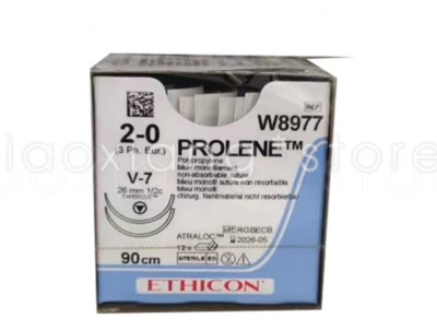 One box/12 packs W8977 2-0 Nonabsorbable Suture Suture Accessories | eBay