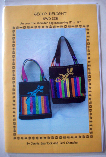 Gecko Delight bag tote purse Quilt Pattern *CC | eBay