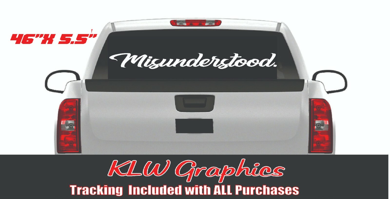 Misunderstood TURBO DIESEL Decal Sticker TRUCK Duramax 7.3 6.7 6.6 6.0 ...