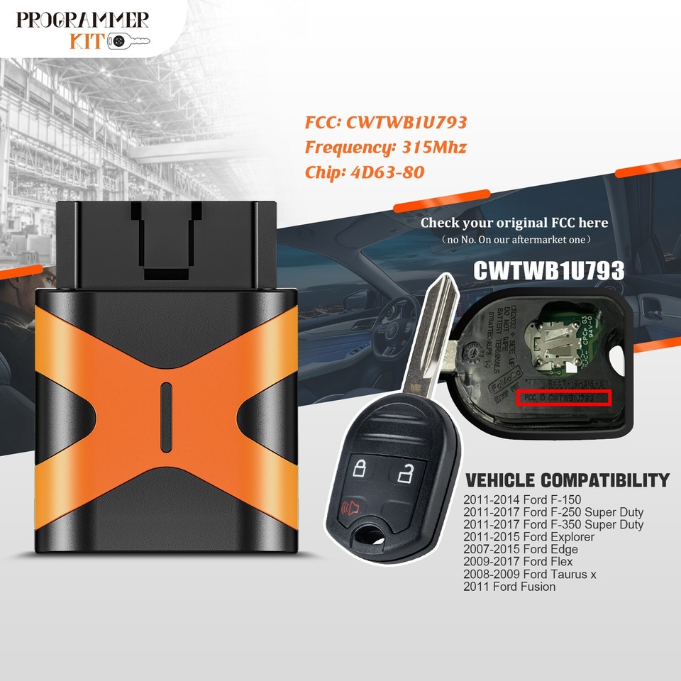 Key Programmer for Ford CWTWB1U793 164-R8070 fits 2011 2012 2013 2014 ...