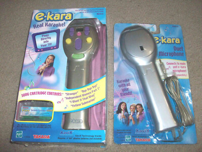 New Takara 11504 E-Kara Main Unit Karaoke Microphone & Duet Microphone in sealed | eBay