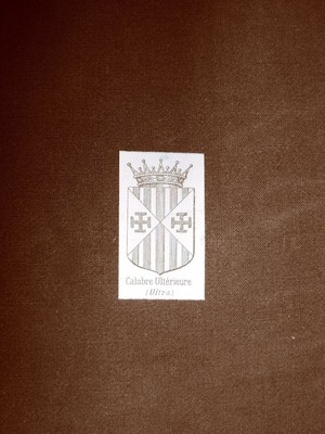 Stemma o blasone Calabria Ulteriore o Calabria greca Anno 1865 Araldica ...