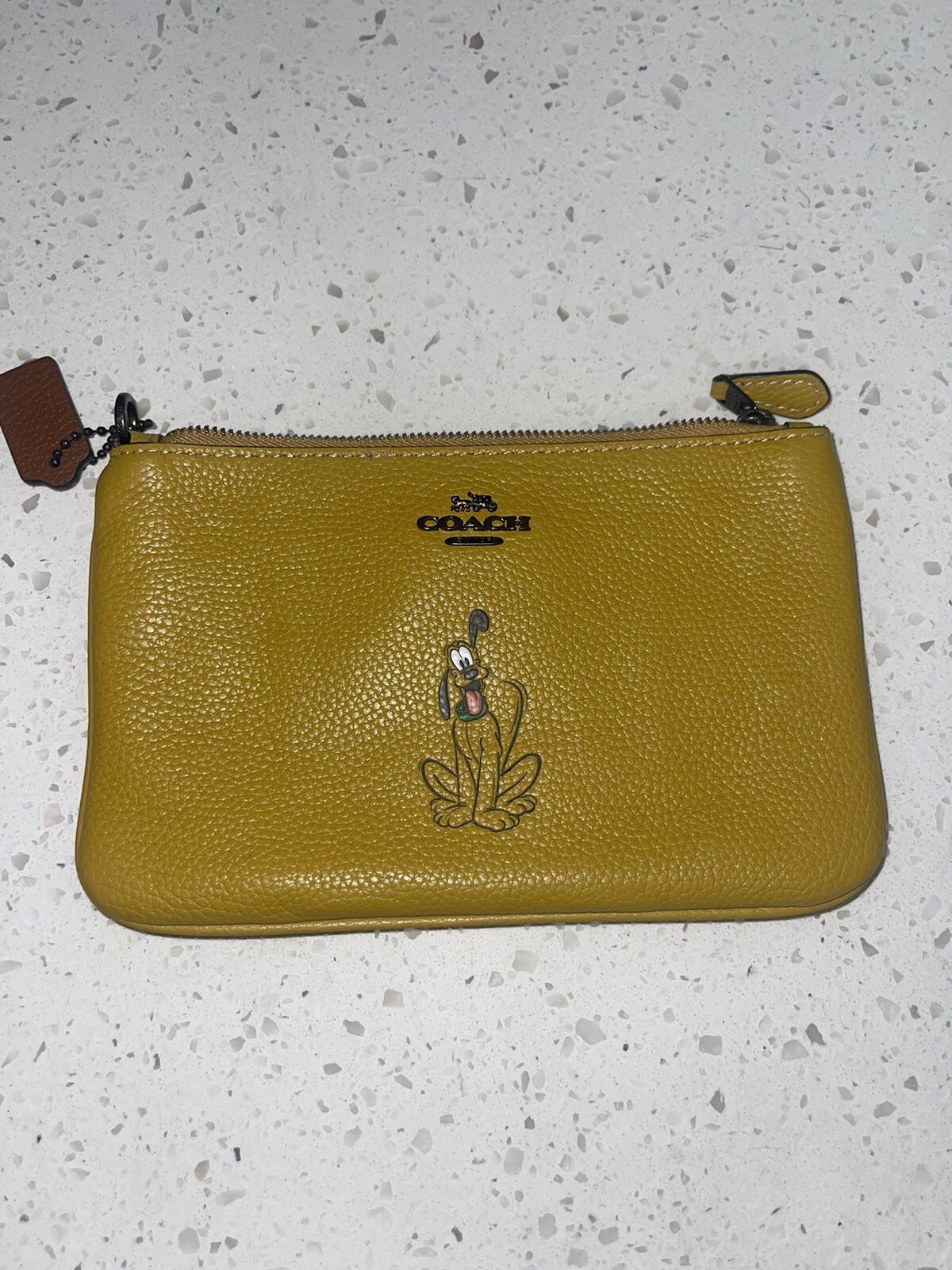 Coach X Disney Pluto Yellow Wallet - Gem